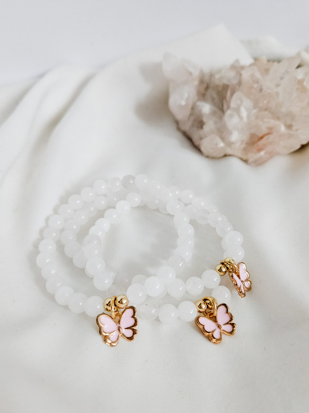 Pink Papillon Bracelet – Rock Paper Pretty